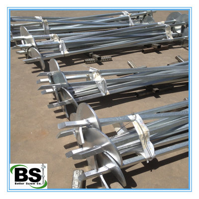 Helical used to stabilize the perimeter of homes or businesses