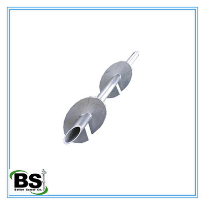 Helical piles installations with greater loading capacity systrm