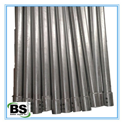 Foundation construction support helical screw hot dip galvanized steel pipe