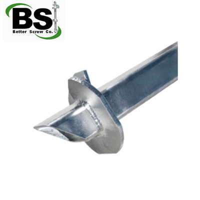 Wholesale In Ground square bar sahft Screw Anchor for house repairment