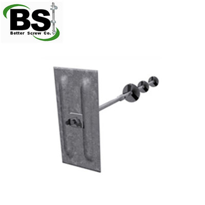 Hot Dipped Galvanized Helical tieback for foundation walls or retaining walls