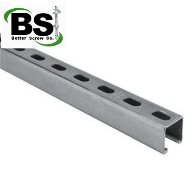 C and U Slotted Perforated Galvanized Steel Strut Channel
