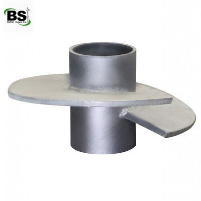 Tensile Round Shaft Helical Screw Piles of Helices Beveled 45 degrees