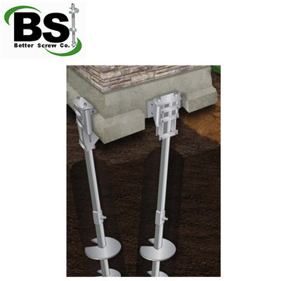 Square Bar Shaft Helical Piles with Welded Coupling for Greater Strength