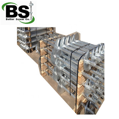 Square Bar Shaft Helical Piles with Welded Coupling for Greater Strength