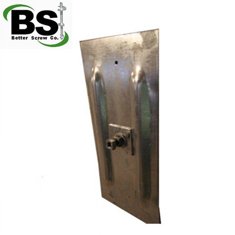 Hot Dipped Galvanized Helical tieback for foundation walls or retaining walls
