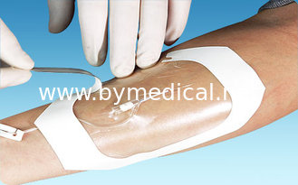 China Transparent waterproof medical wound Dressing PU IV dressing supplier