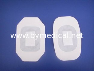 China Surgical transparent breathable wound dressing with non woven absorbent pad frame type supplier