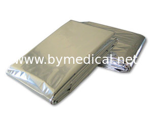 China Medical emergency blanket silver colour supplier