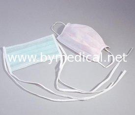 China Disposable Non woven Face Mask with tie supplier