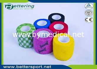 China 3" Easy Hand Tearing Non Woven cohesive bandage self adhesive bandage coflex bandage supplier