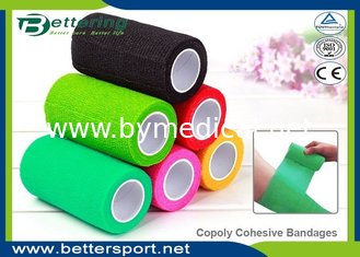 China 4" Easy Hand Tearing Non Woven cohesive bandage self adhesive bandage coflex bandage supplier