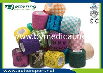 China Various Pattern Printing Non Woven cohesive bandage self adhesive bandage vet wrap bandage supplier