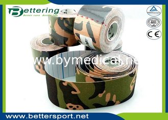 China Kinesio Tape 5cm 5m Camo Tape New Camouflage Cloth Kinesio Taping Muscle Physiotherapy Sports Bandage Protective supplier
