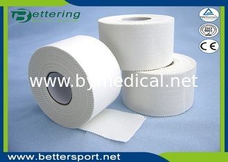 China 3.8cm White colour Latex free zinc oxide athletic Rigid Rayon Tape Porous Sports strapping Taping supplier