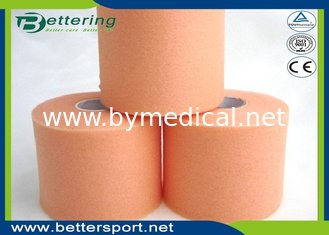 China Orange Colour Foam Bandage Underwrap Sports Tape Bandage 7cm x 27m Athletic Taping For Outdoor Activities supplier