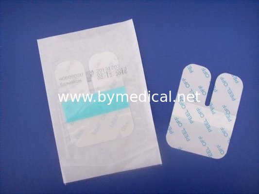 Medical wound dressing PU transparent IV dressing A0608DSU with U shape cut supplier