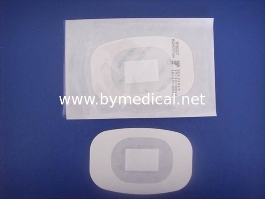 Transparent PU wound dressing with absorbent pad B0607 supplier