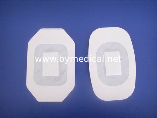 Surgical transparent breathable wound dressing with non woven absorbent pad frame type supplier