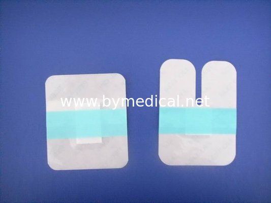 Transparent PU IV dressing economic non frame type with absorbent pad supplier