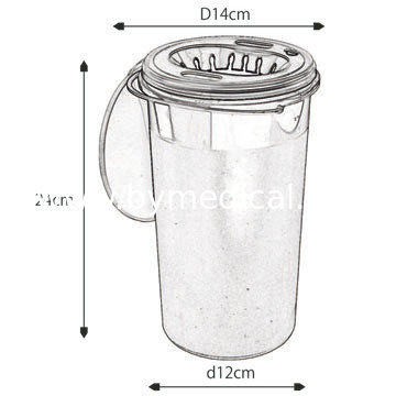 Disposable Sharps Container Syringe box medical waste container needle container R3A supplier