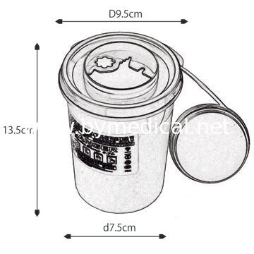 Disposable Plastic Sharps Container R0.7/0.7L supplier