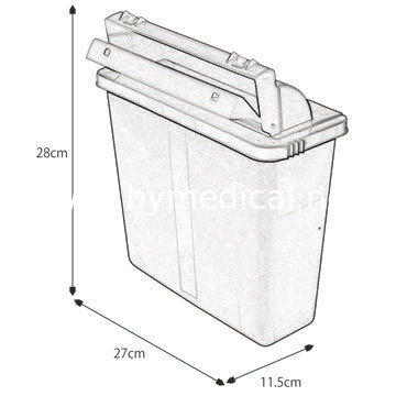 Medical Sharps Container Syringe needle container box T5A supplier