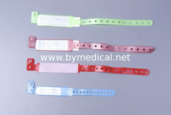 Surgical plastic hospital patient id band id bracelet patient wristband insert card type supplier