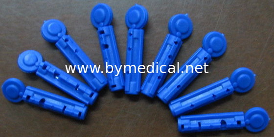 Disposable sterile blood lancet with twist top supplier