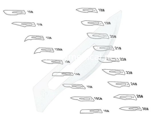 Disposable sterile surgical blades all sizes supplier
