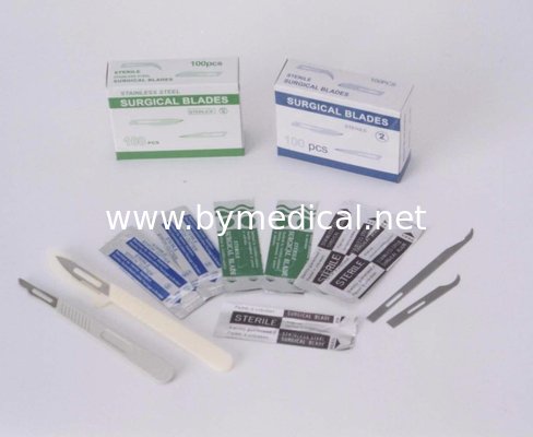 Disposable sterile surgical blades all sizes supplier