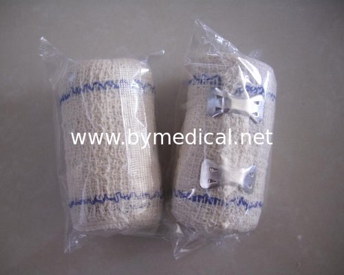 Red/Blue thread Elastic Crepe Bandages supplier