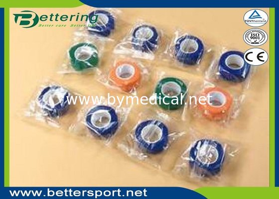 2.5cm Easy Hand Tearable Non Woven Finger wrap cohesive bandage self adhesive bandage supplier