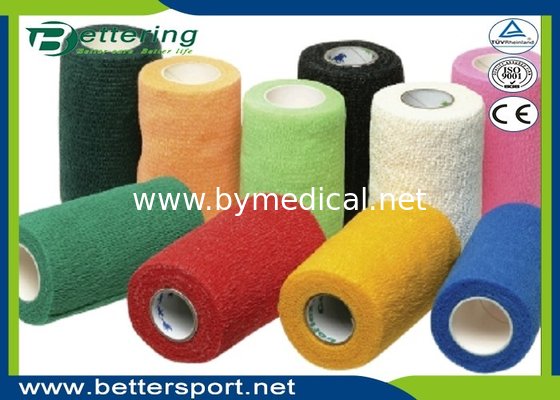 4" Easy Hand Tearing Non Woven cohesive bandage self adhesive bandage coflex bandage supplier