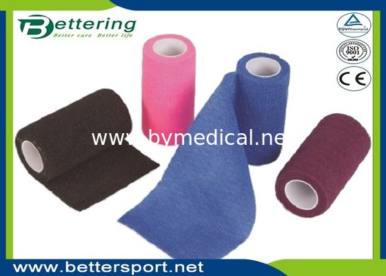 4" Easy Hand Tearing Non Woven cohesive bandage self adhesive bandage coflex bandage supplier