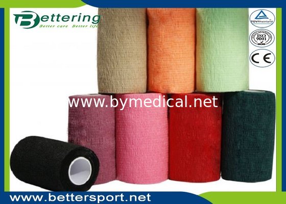 4" Easy Hand Tearing Non Woven cohesive bandage self adhesive bandage coflex bandage supplier