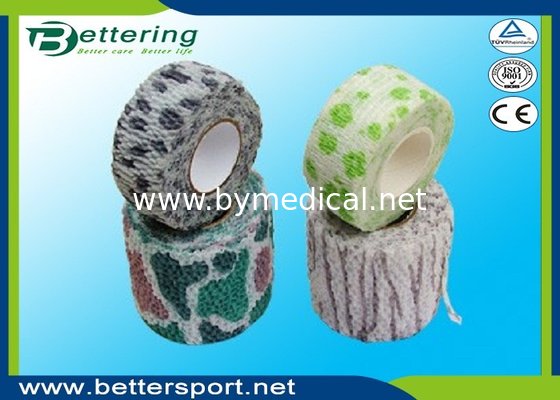 Various Pattern Printing Non Woven cohesive bandage self adhesive bandage vet wrap bandage supplier