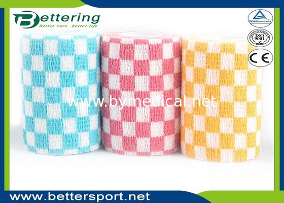 Various Pattern Printing Non Woven cohesive bandage self adhesive bandage vet wrap bandage supplier