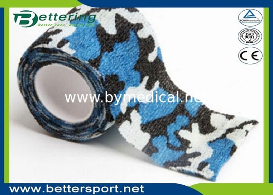 Camo Army Non Woven Cohesive Bandage Self Adhesive Camping Hunting Camouflage Tape supplier