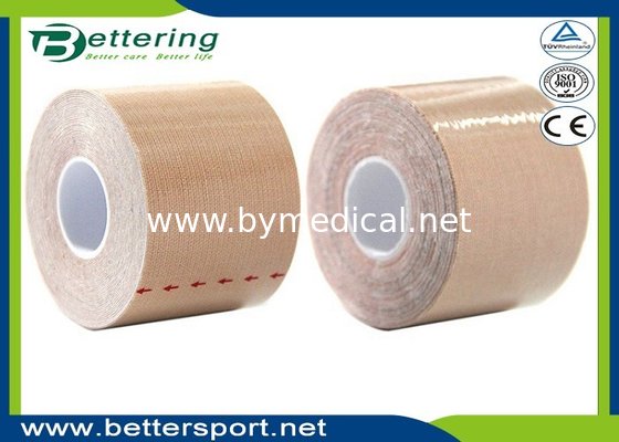 Sports Kinesiology Tape Kinesio Roll Cotton Elastic Adhesive Muscle Bandage Strain Injury Support Skin Colour supplier