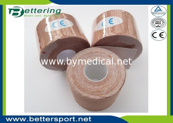 Sports Kinesiology Tape Kinesio Roll Cotton Elastic Adhesive Muscle Bandage Strain Injury Support Skin Colour supplier