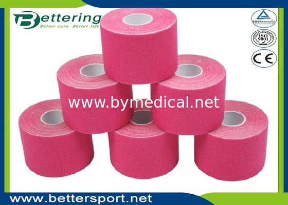 Hot sell kinesiology Kinesio Tape / Pure cotton,Waterproof/Sports Safety Red Colour supplier