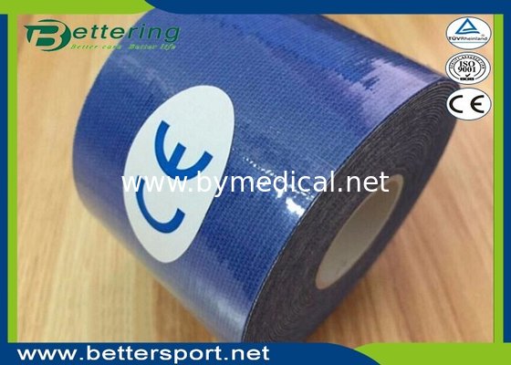 5cm x 5m Kinesio tape Roll Cotton Elastic Adhesive Muscle Sports Tape bandage dark blue coloure supplier
