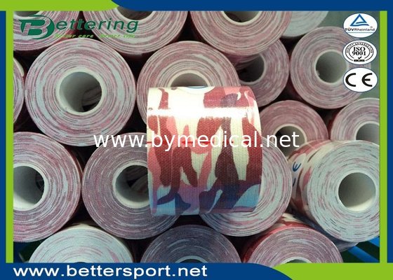Kinesio Tape 5cm 5m Camo Tape New Camouflage Cloth Kinesio Taping Muscle Physiotherapy Sports Bandage Protective supplier