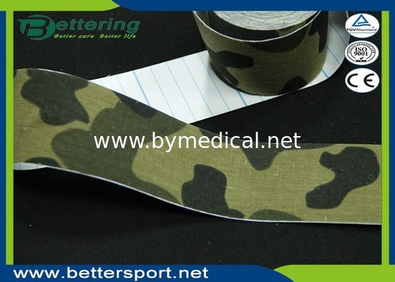 Kinesio Tape 5cm 5m Camo Tape New Camouflage Cloth Kinesio Taping Muscle Physiotherapy Sports Bandage Protective supplier