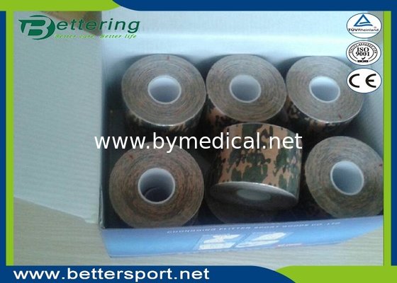 Kinesio Tape 5cm 5m Camo Tape New Camouflage Cloth Kinesio Taping Muscle Physiotherapy Sports Bandage Protective supplier