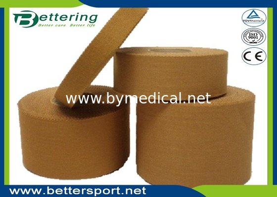 Skin colour Rigid sports strapping tape rayon sports tape strong adhesive athletic tape supplier