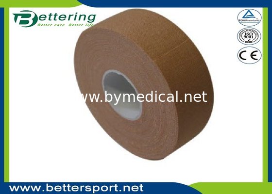 2.5cmx13.7m Latex free zinc oxide athletic rigid strapping tape rayon sport tape to limit joint movement supplier