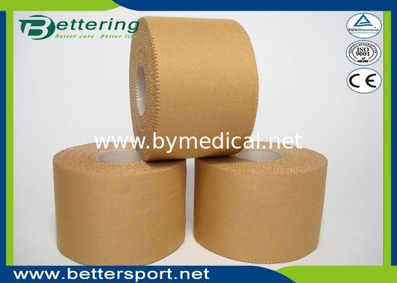 5cmx13.7m Latex free zinc oxide athletic rigid strapping tape viscose sport tape to limit joint movement supplier