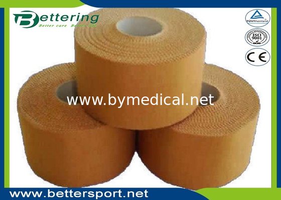 5cmx13.7m Latex free zinc oxide athletic rigid strapping tape viscose sport tape to limit joint movement supplier